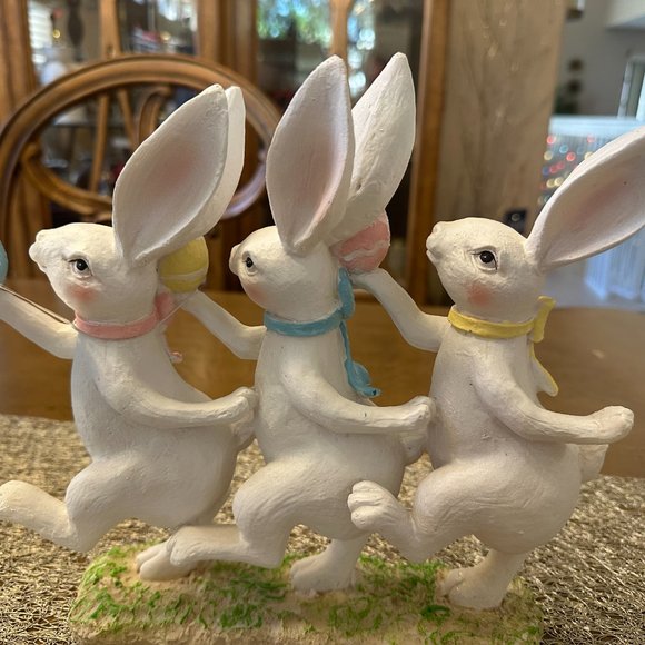 Transpac | Holiday | Transpac Dancing Elegant Bunnies Decor | Poshmark